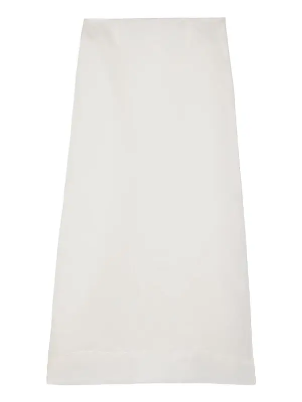 GWYN Orchard Silk A-line Skirt - Ivory