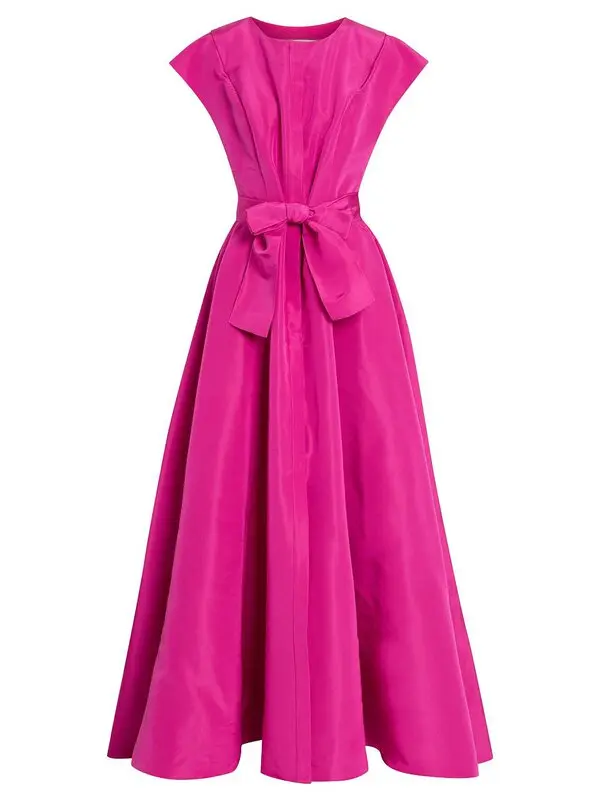 Carolina Herrera Silk-faille Gown - Fuchsia