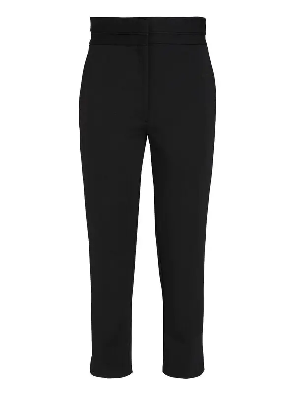 Sandro Tapered Jersey Pants - Black