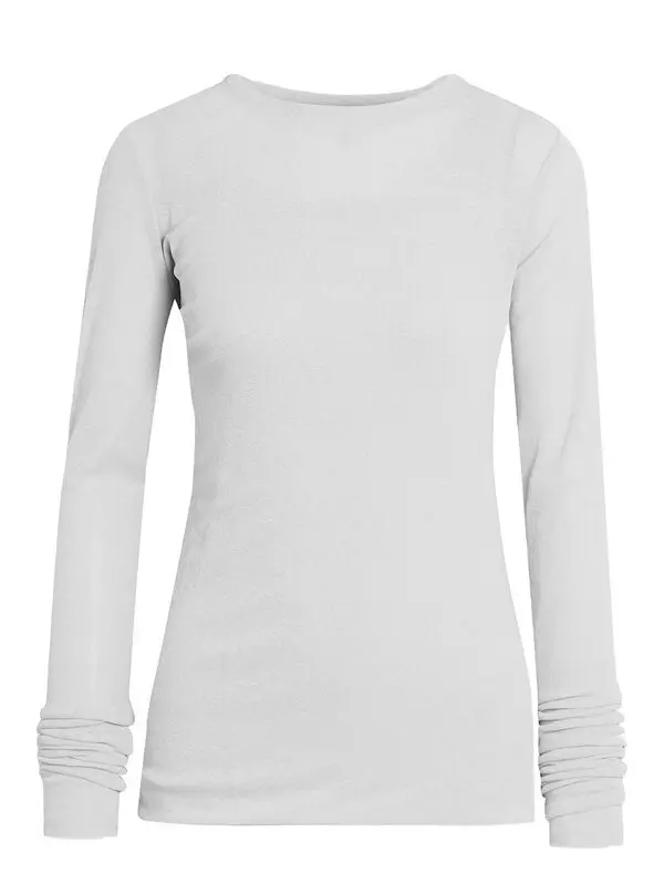 Proenza Schouler Roger Stretch-jersey Top - Light Gray