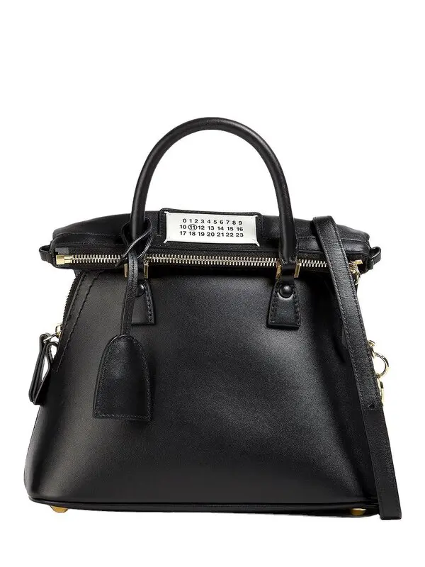 MAISON MARGIELA 5ac Classique Mini Leather Tote - Black