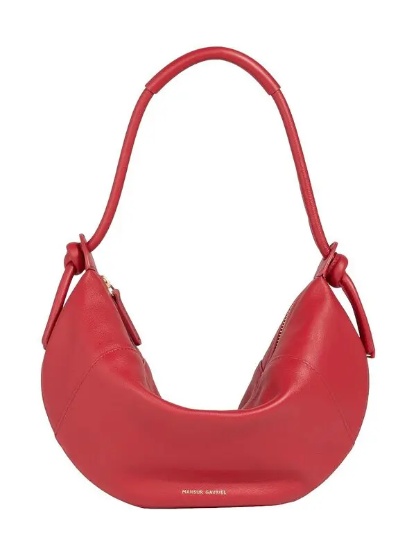 MANSUR GAVRIEL Fortuna Leather Shoulder Bag - Red