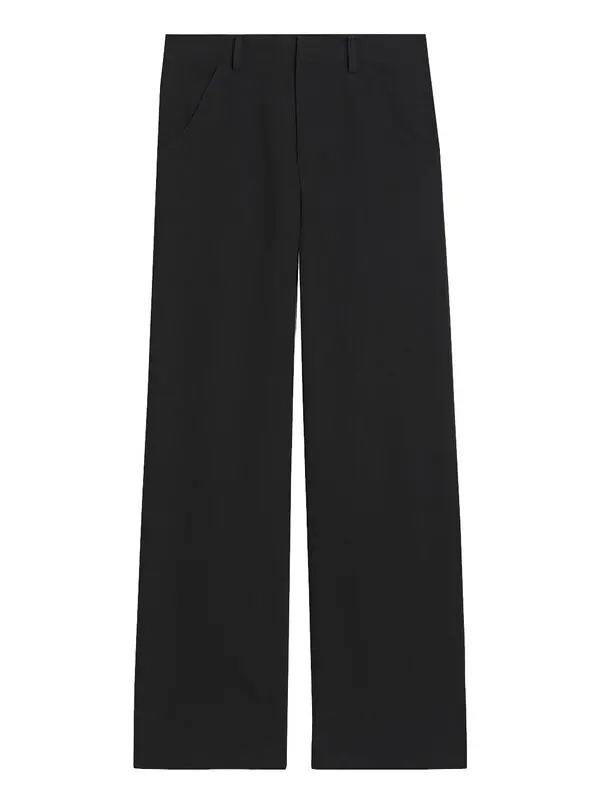 Philosophy Di Lorenzo Serafini Crepe Wide-leg Pants - Black