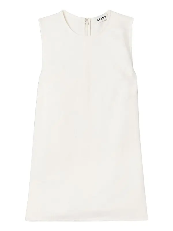 Staud Bronte Crepe Tank - Ivory