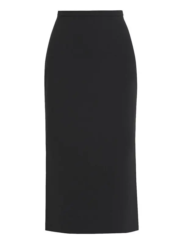 Philosophy Di Lorenzo Serafini Crepe Midi Skirt - Black