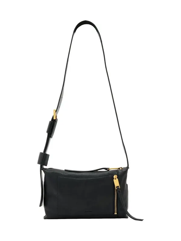 ALLSAINTS Alba Leather Crossbody Bag - Black