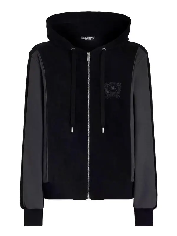 Dolce & Gabbana Zip-up Hoodie - Blue