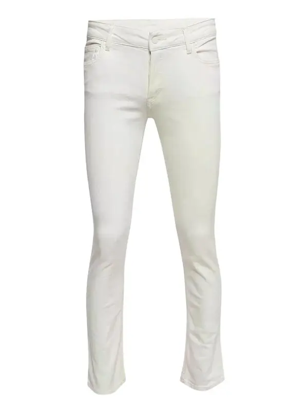 Emporio Armani Logo-patch Jeans - White