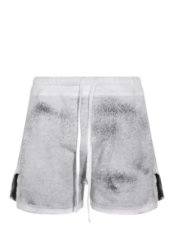 THOM KROM Drawstring Split Shorts - Grey