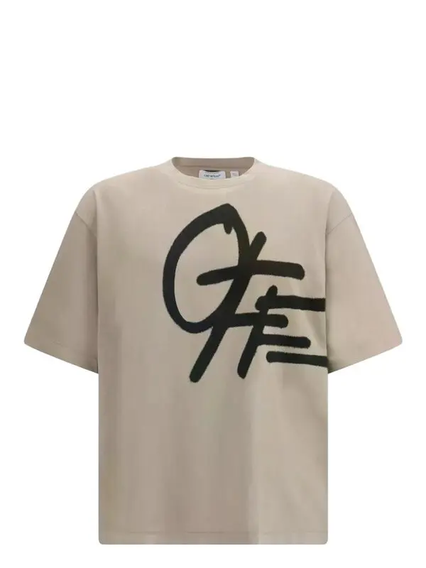 Off-White Logo-detail T-shirt - Neutrals
