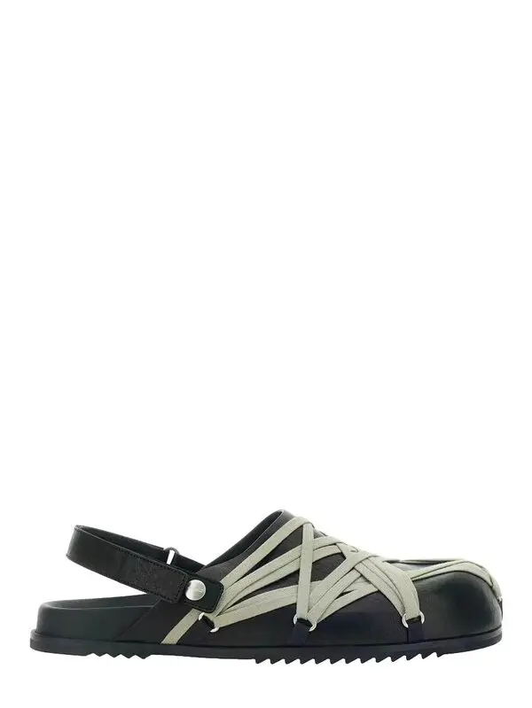 Rick Owens Temple Megalace Mules - Black