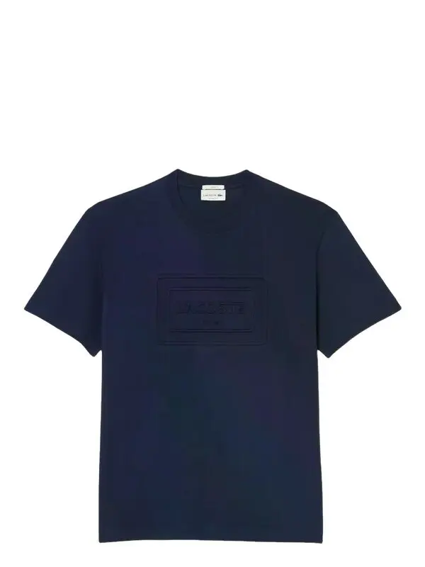 Lacoste Logo-embroidered T-shirt - Blue