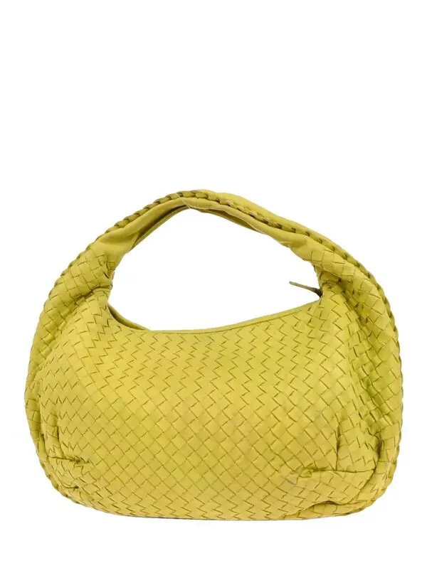 Bottega Veneta 2011-2013 Intrecciato Hobo Tote Bag - Yellow