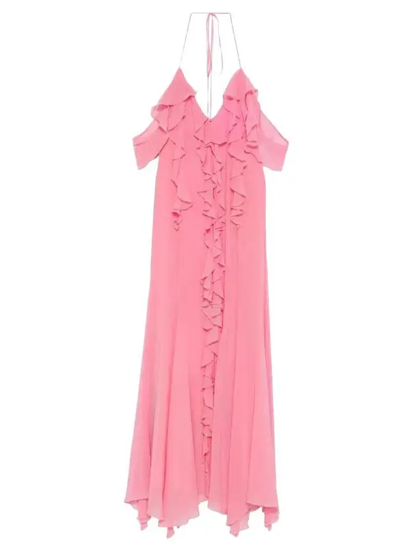 Blumarine Halter A-line Dress - Pink