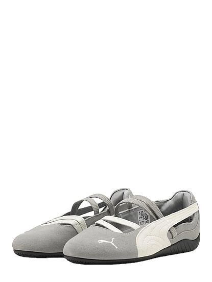 Pink Puma Speedcat Suede Ballet Flats - Beige