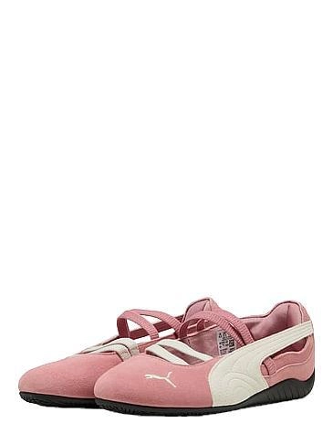 Pink Puma Speedcat Suede Ballet Flats - Pink