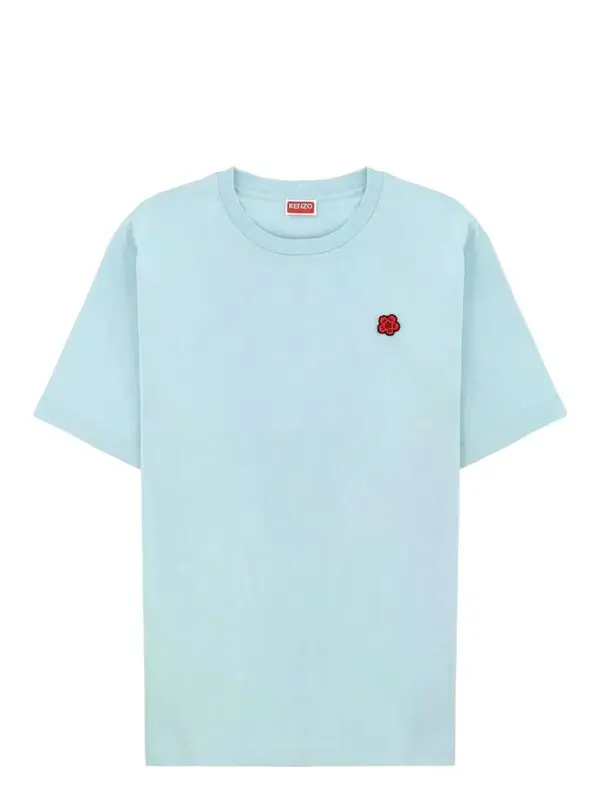 Kenzo Flower-patch T-shirt - Blue