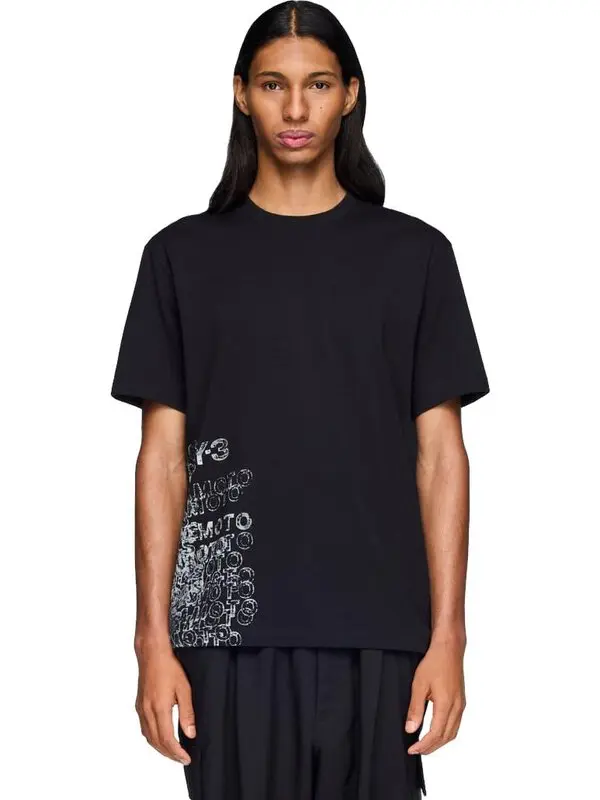 Adidas Y-3 Gfx Short Sleeve Tee - Black