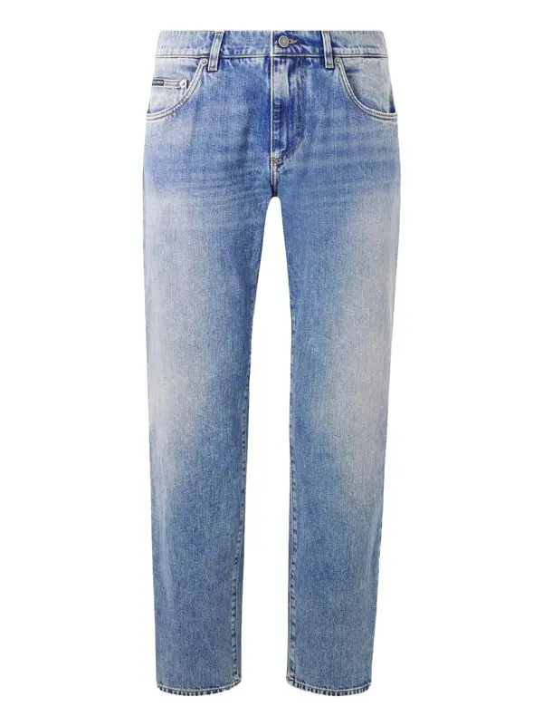 Dolce & Gabbana Straight-leg Denim Jeans - Blue