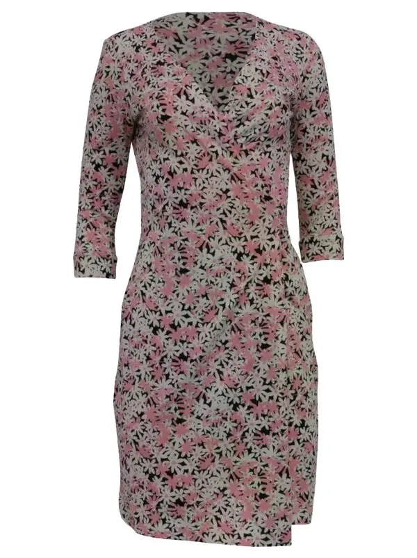 Diane Von Furstenberg Julian Garden Wrap Dress - Pink
