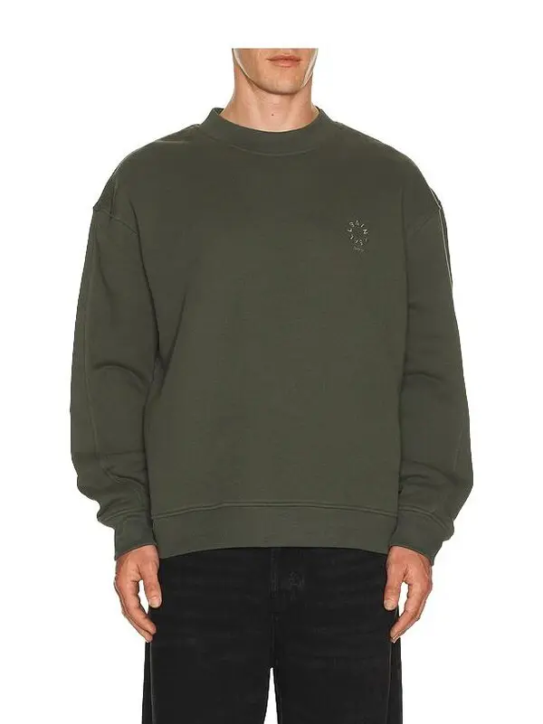 ALLSAINTS Haven Crew Sweatshirt - Garnet Green
