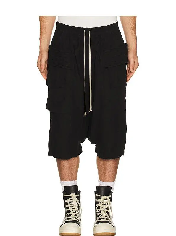 Rick Owens Creatch Cargo Pods - Black