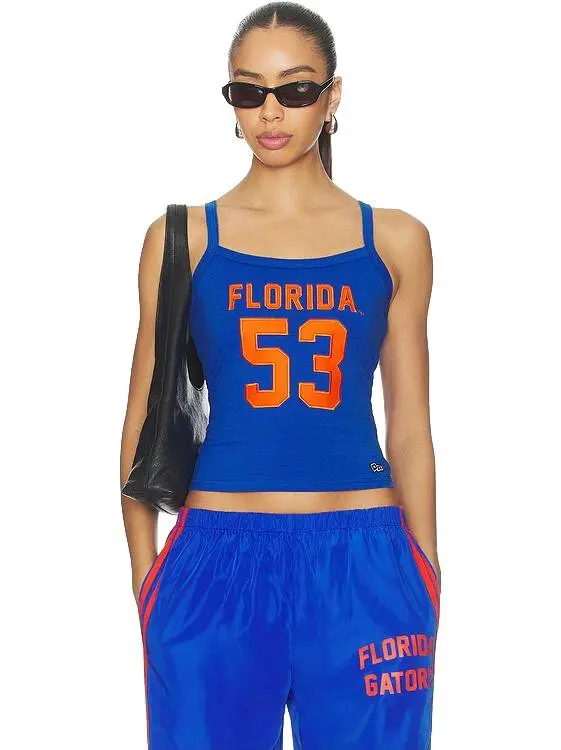 HYPE AND VICE University Of Florida Playmaker Tank Top - Blue & Orange