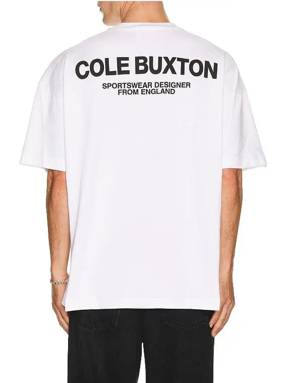 COLE BUXTON Sportswear T-shirt In White - Vintage White