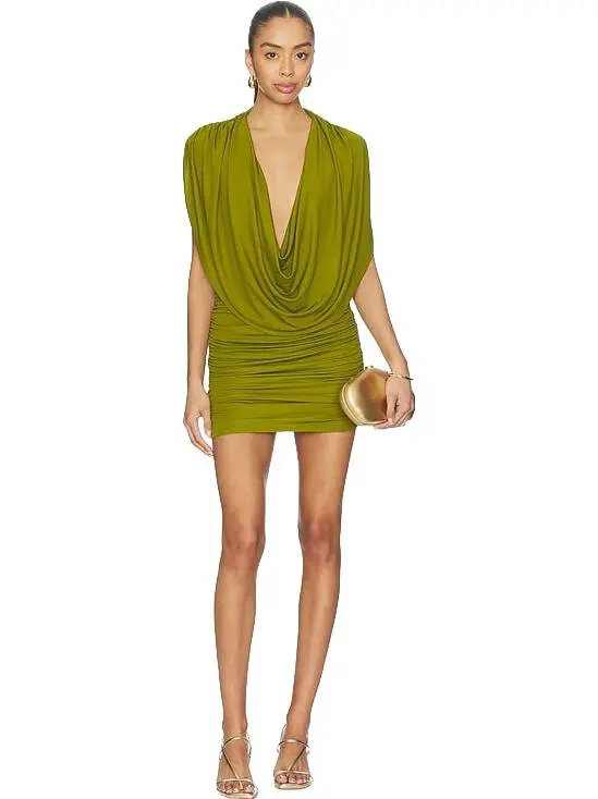 LOVERS AND FRIENDS Gwen Mini Dress - Olive Green