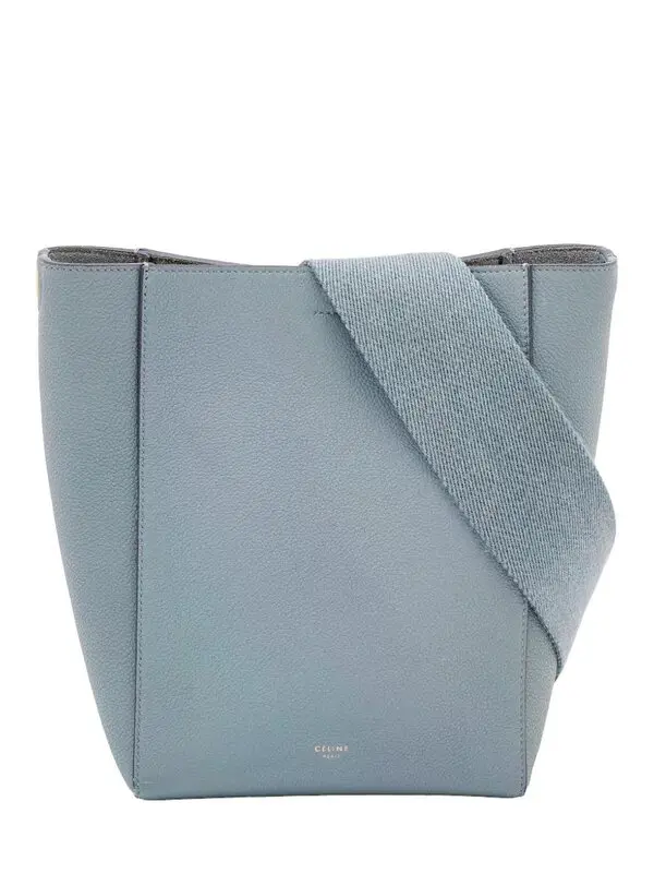 Celine Small Sangle Bucket Bag - Grey