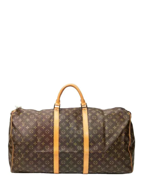 LOUIS VUITTON 1985 Keepall 60 Luggage - Brown