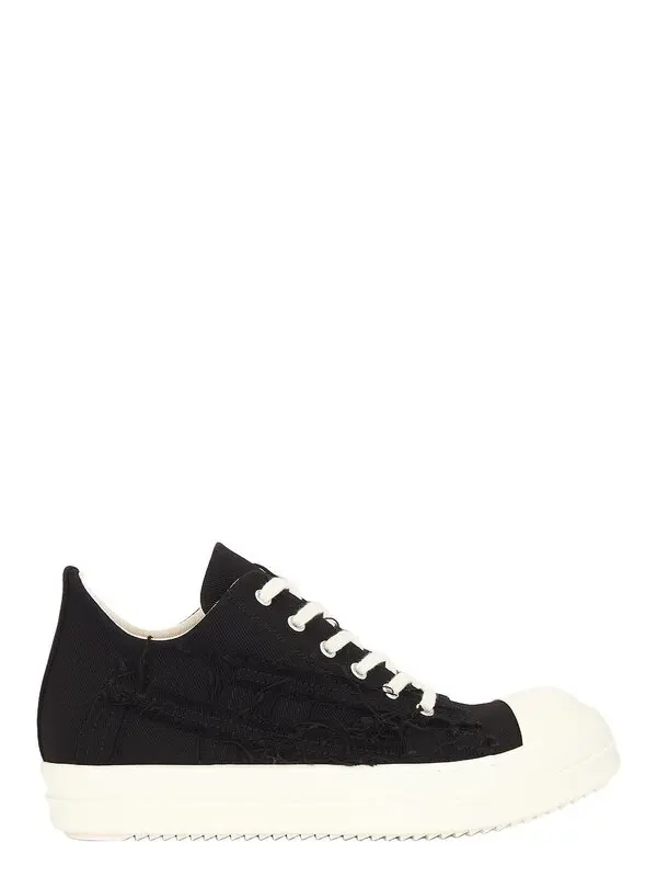 Rick Owens Low Sneaks - Black & Milk