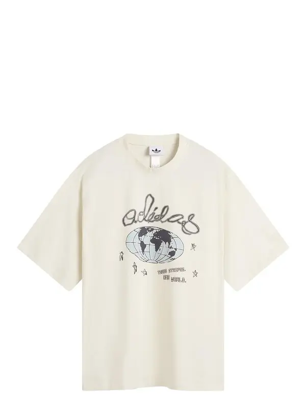 Adidas Illust Gfx T-shirt - Cream White