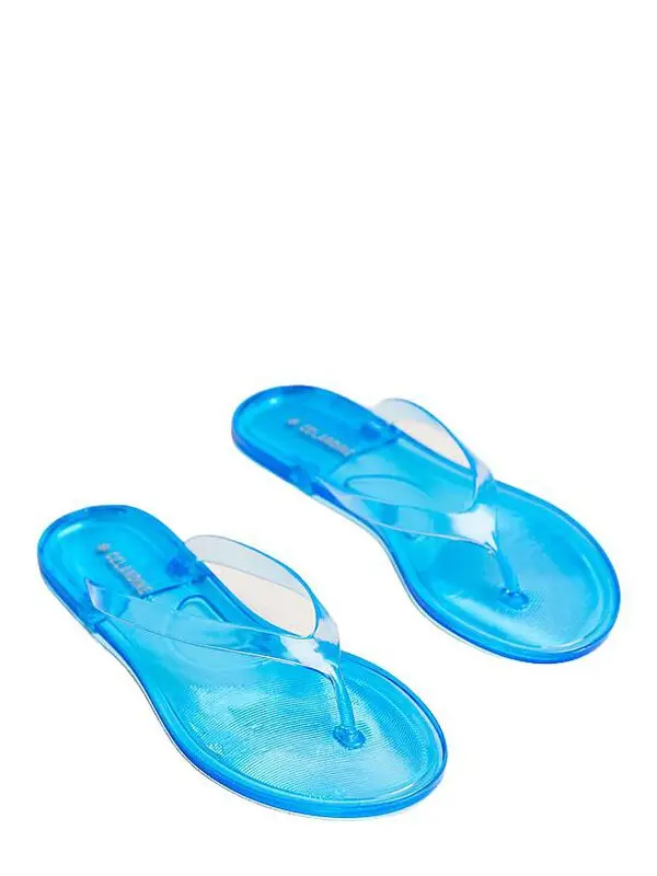 CELANDINE Jelly Flip Flops - Blue