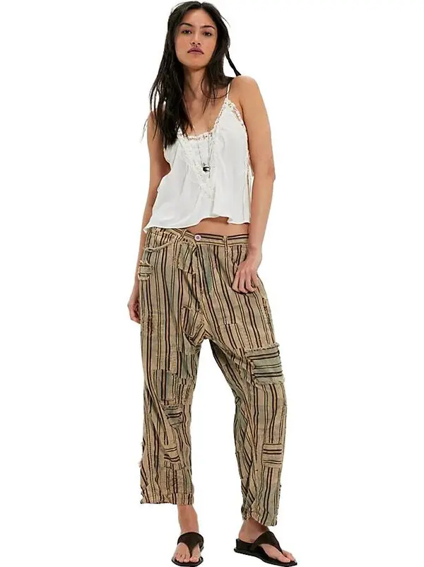 MAGNOLIA PEARL Striped Miner Pants - Multicolor