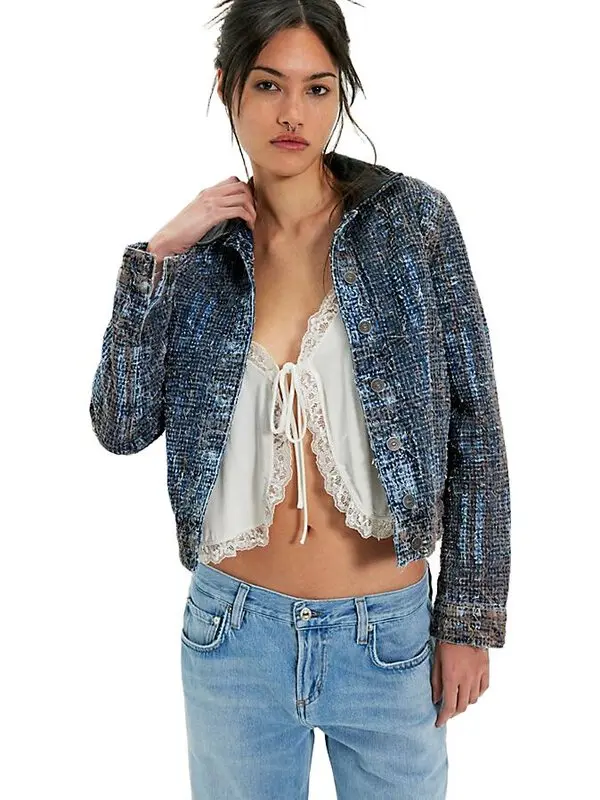 DIESEL® De-ateli-s Denim Jacket - Blue