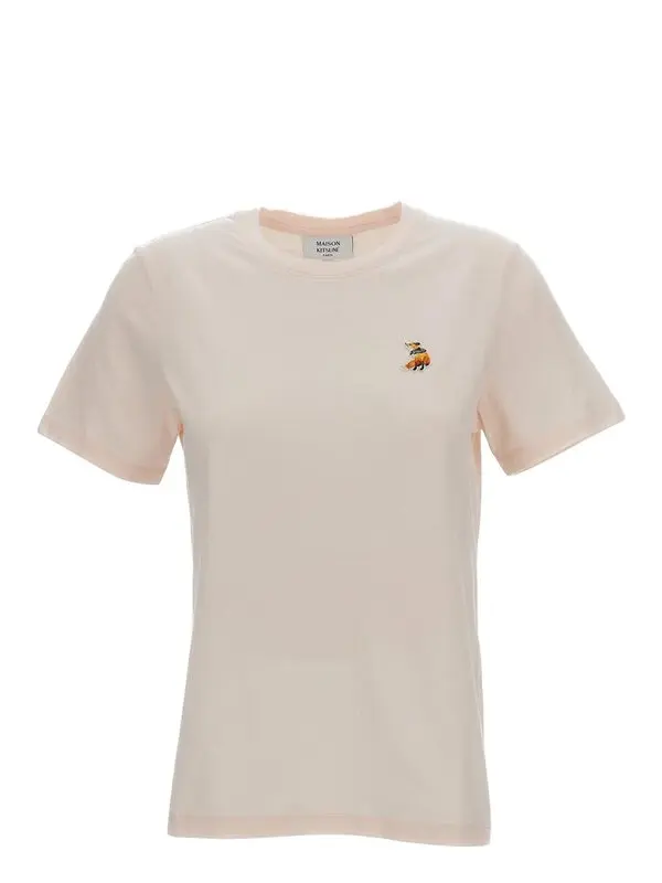 Maison Kitsuné Dreaming Fox T-shirt - Rose