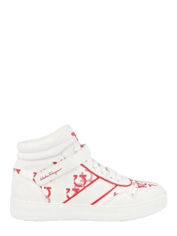 FERRAGAMO Noe 2 High-top Sneakers - White
