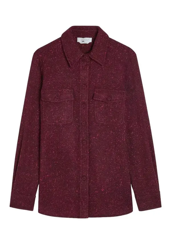 Gabriela Hearst John Austin Shirt - Red