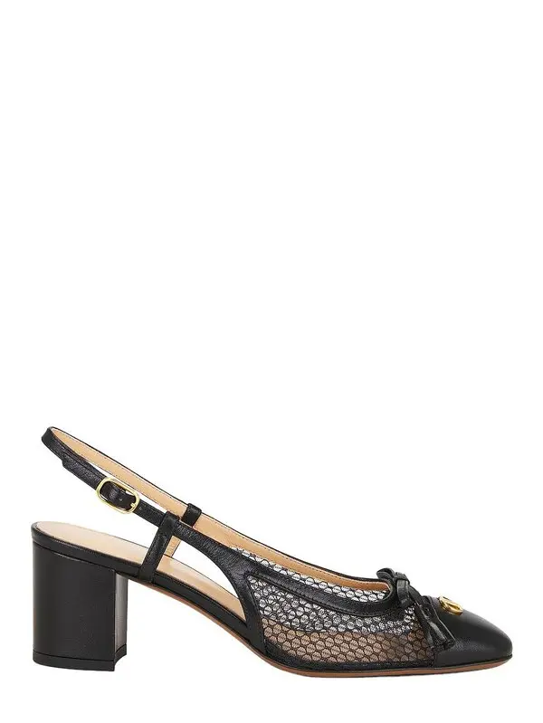 Valentino Garavani Valet Du Roi Slingback - Nero