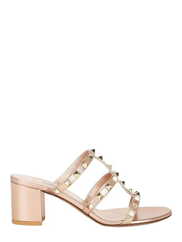 Valentino Garavani Rockstud 60 Mule - Rose Cannelle