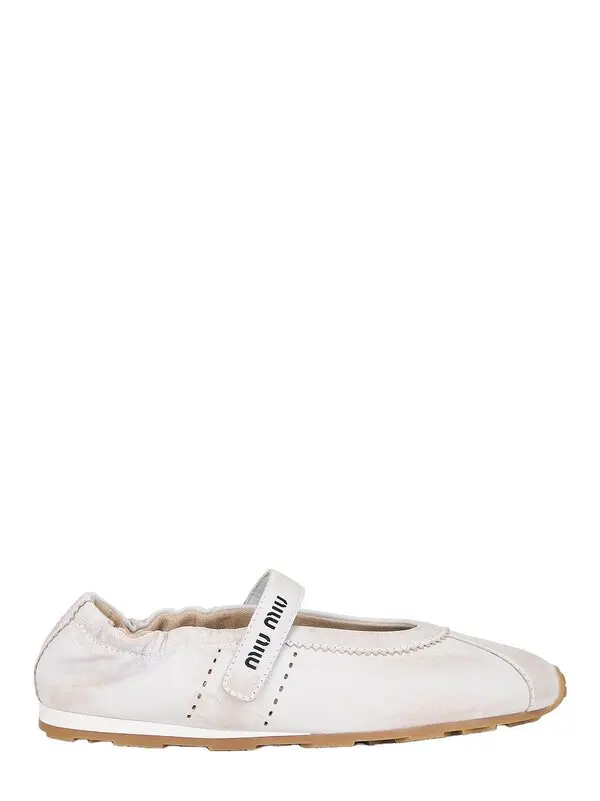 Miu Miu Plume Sneaker - Bianco