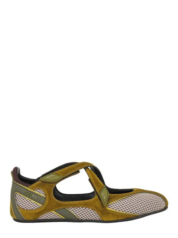 Attico Floor01 Ballerina Flat - Military Green