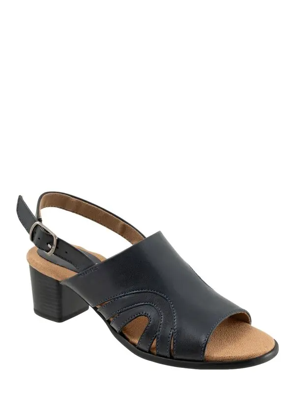Trotters Mariam Slingback Sandal - Navy