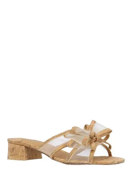 J. Reneé Finola Block Heel Sandal - Natural/gold