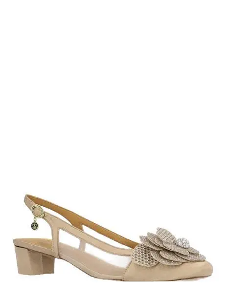 J. Reneé Bellina Slingback Pump - Beige
