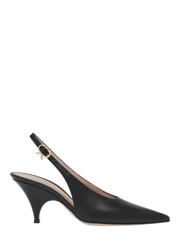 GIANVITO ROSSI Sofia Sling 70 - Black - Calf