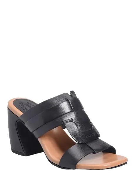 KORK-EASE® Brynn Mule Sandal - Black Leather