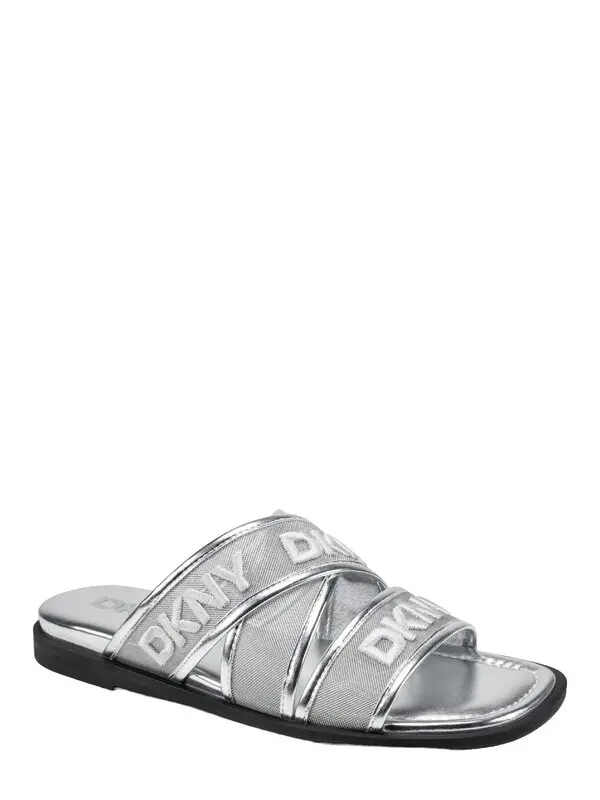 Dkny Cerelia Slide Sandal - Silver