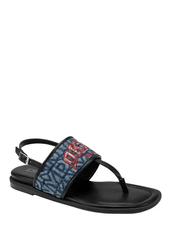 Dkny Celandine Slingback Sandal - Light Denim/sep Multi